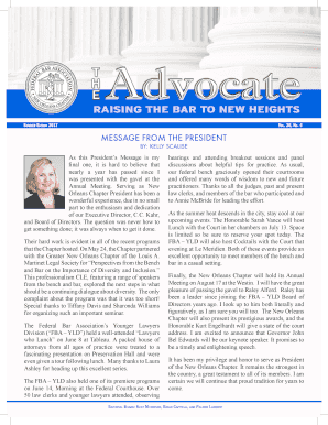 Fillable Online As this Presidents Message is my Fax Email Print ...