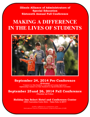Fillable Online Sixteenth Annual Fall Conference Fax Email Print ...