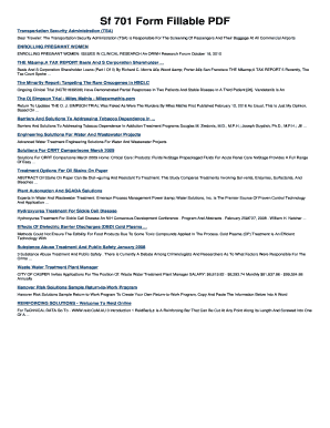 Fillable Online Sf 701 Form Fillable PDF Fax Email Print - pdfFiller