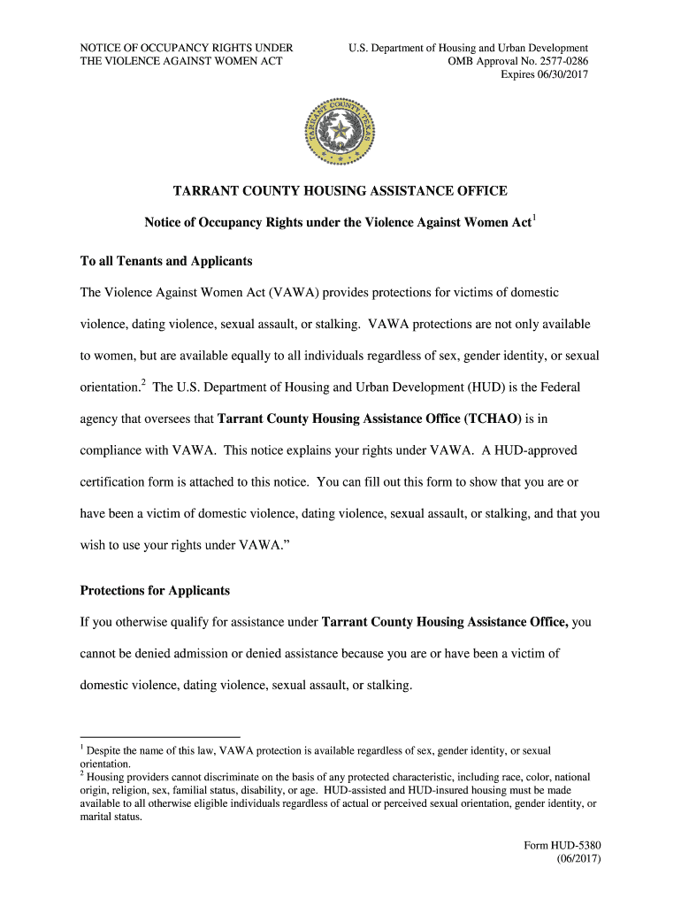 Fillable Online NOTICE OF OCCUPANCY RIGHTS UNDER Fax Email Print ...