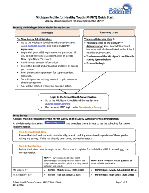 Fillable Online Step-by-Step instructions for implementing the MiPHY ...