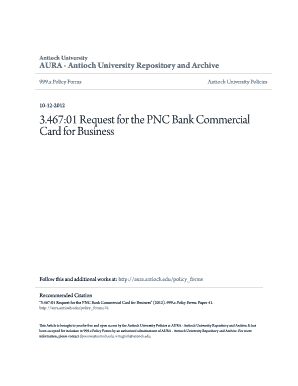 Fillable Online 467:01 Request for the PNC Bank Commercial Fax Email ...