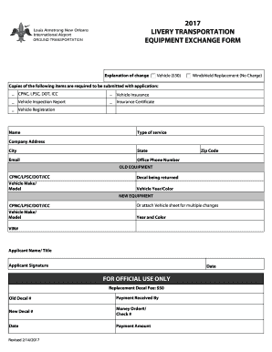 Fillable Online LIVERY TRANSPORTATION Fax Email Print - pdfFiller