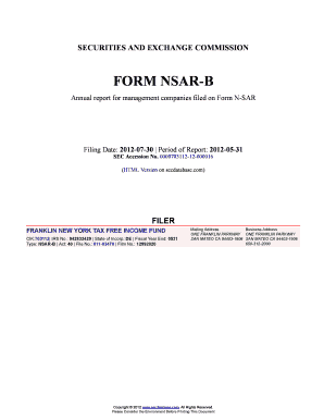 Form N Sar - Fill Online, Printable, Fillable, Blank | pdfFiller