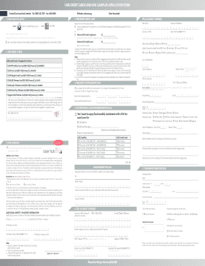Fillable Online UOB CREDIT CARDS AND UOB CASHPLUS APPLICATION FORM Fax ...