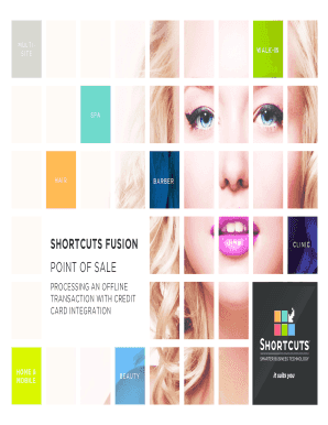 Fillable Online SHORTCUTS FUSION Fax Email Print - pdfFiller