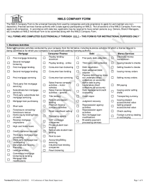 Fillable Online mortgage nationwidelicensingsystem Not all sections of ...