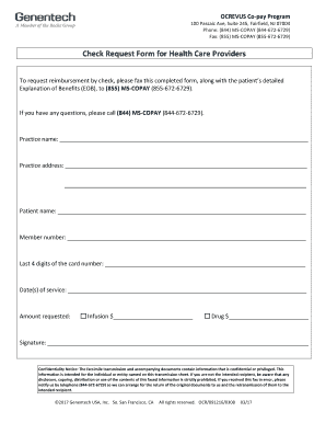 Fillable Online OCREVUS Co-pay Program Fax Email Print - pdfFiller