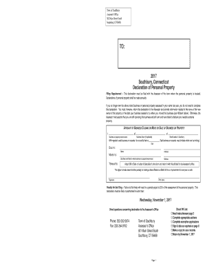 Fillable Online DEcLARATION OF PERSONAL PROPERTY AFFIDAVIT Fax Email Print - pdfFiller
