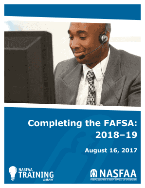 Fillable Online Completing the FAFSA: Fax Email Print - pdfFiller