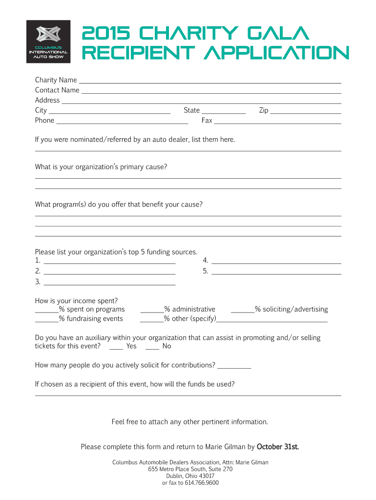 Fillable Online recipient application Fax Email Print - pdfFiller