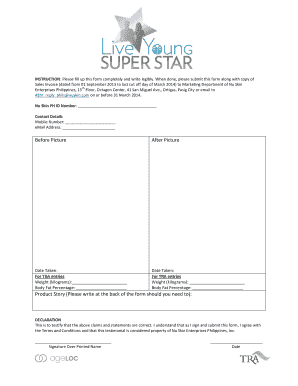 Fillable Online INSTRUCTION: Please fill up this form completely and ...