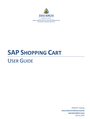 Fillable Online SAP SHOPPING CART Fax Email Print - pdfFiller