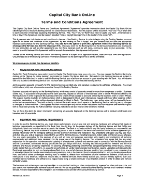 Fillable Online Capital City Bank OnLine Fax Email Print - pdfFiller