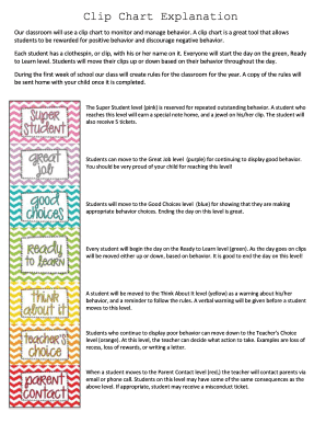 Fillable Online Clip Chart Explanation Fax Email Print - pdfFiller