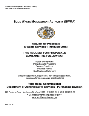 Fillable Online Solid Waste Management Authority (SWMA) Fax Email Print ...