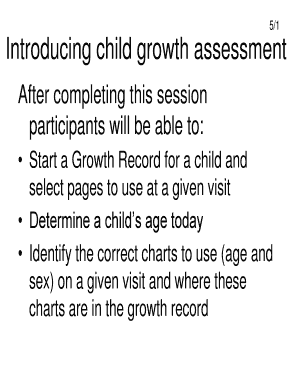 Fillable Online Introducing child growth assessment Fax Email Print ...