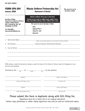 Fillable Online FORM UPA-304 Fax Email Print - pdfFiller