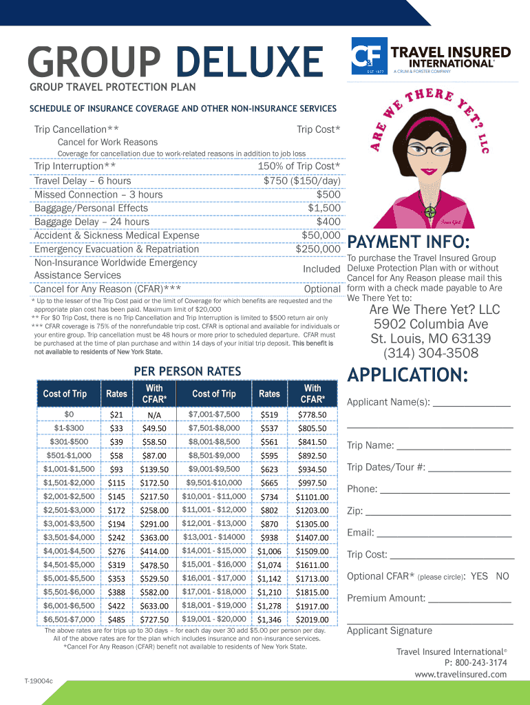 Fillable Online GROUP DELUXE Fax Email Print - pdfFiller