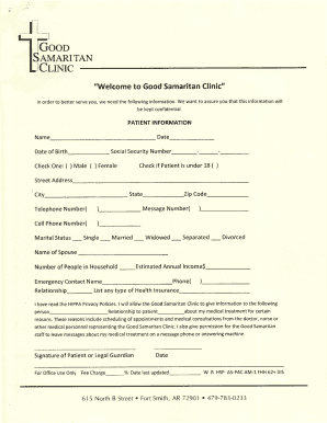 Fillable Online Cr-rNrc - Good Samaritan Clinic Fax Email Print - pdfFiller
