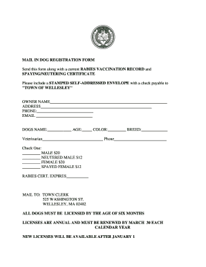 Fillable Online SPAYING/NEUTERING CERTIFICATE Fax Email Print - pdfFiller