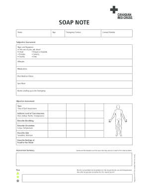 Fillable Online Subjective Assessment Fax Email Print - pdfFiller