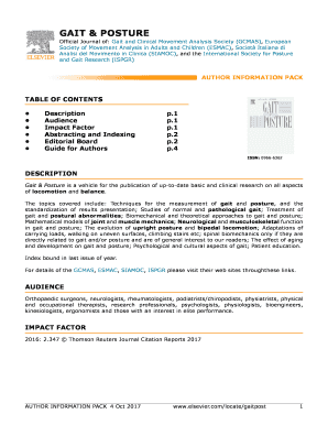 Fillable Online GAIT & POSTURE Fax Email Print - pdfFiller