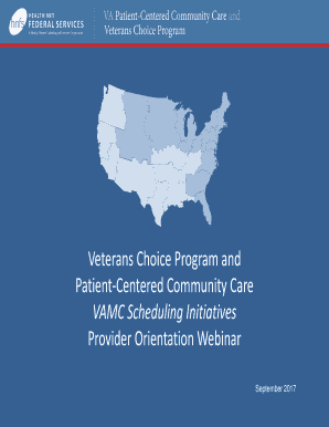 Fillable Online Veterans Choice Program and Fax Email Print - pdfFiller