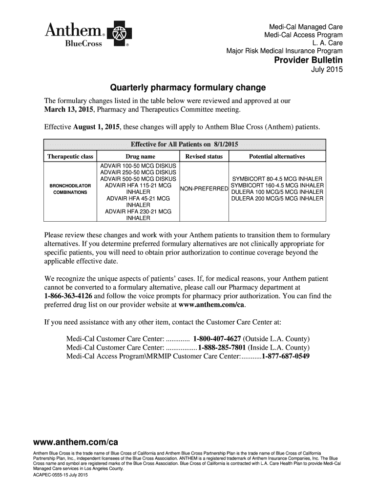 Fillable Online Medi-Cal Access Program Fax Email Print - pdfFiller