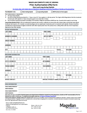 Fillable Online Prior Authorization (PA) Form Fax Email Print - pdfFiller
