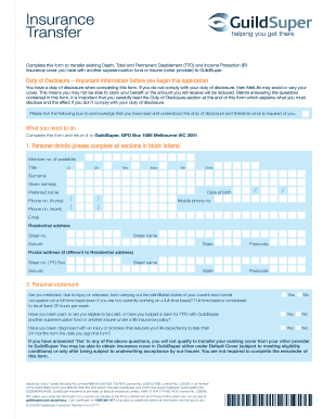 Fillable Online Complete this form to transfer existing Death, Total ...