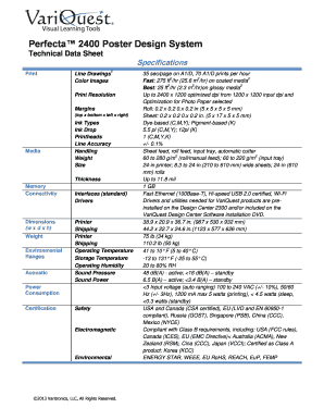 Fillable Online Perfecta 2400 Poster Design System Fax Email Print ...