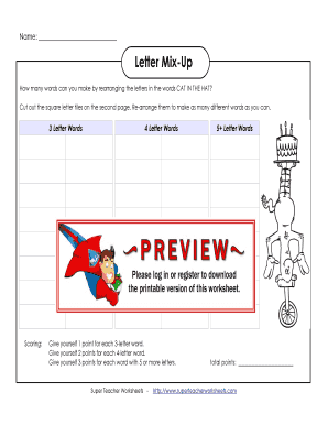 Fillable Online Letter Mix-Up Fax Email Print - pdfFiller