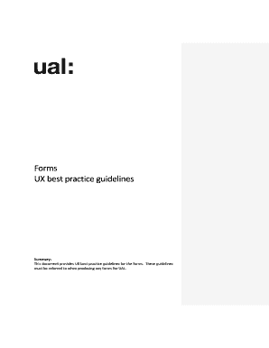 Fillable Online UX best practice guidelines Fax Email Print - pdfFiller