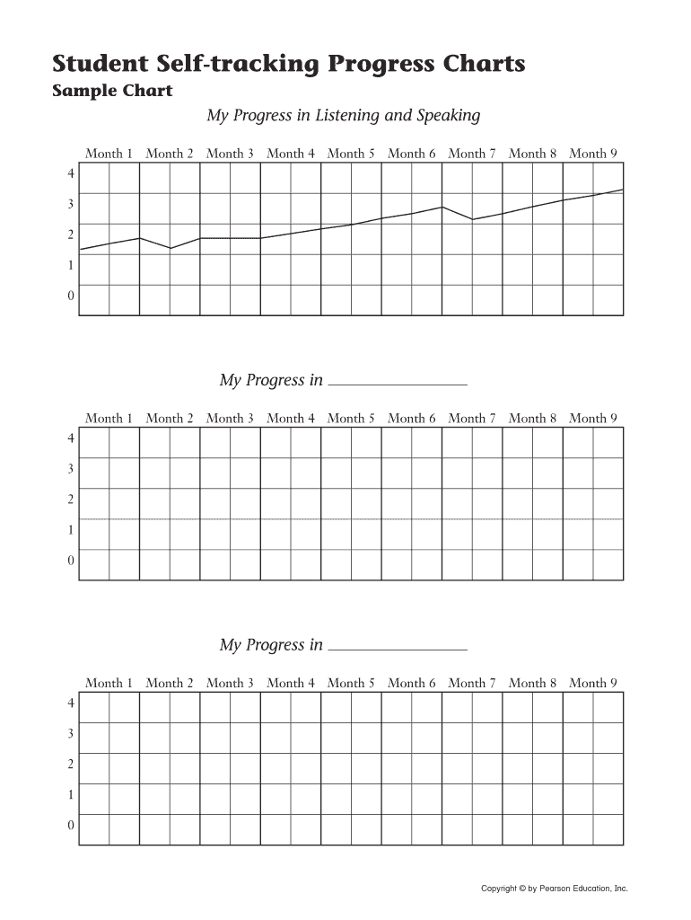 Fillable Online Student Self-tracking Progress Charts Fax Email Print ...