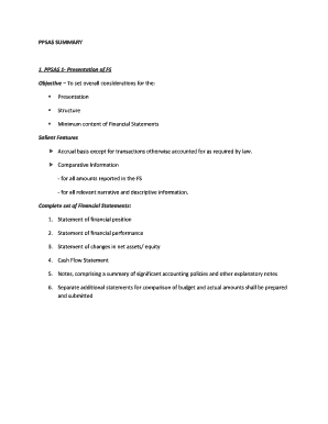 Fillable Online PPSAS SUMMARY Fax Email Print - pdfFiller