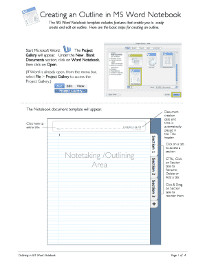 Word Creating An Outline | Outline In Word – XJGO