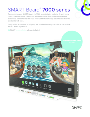 Fillable Online SMART Board 7000 series Fax Email Print - pdfFiller