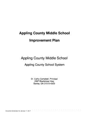 Fillable Online Appling County Middle School Fax Email Print - pdfFiller