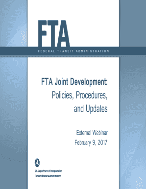 Fillable Online FTA Joint Development: Fax Email Print - pdfFiller