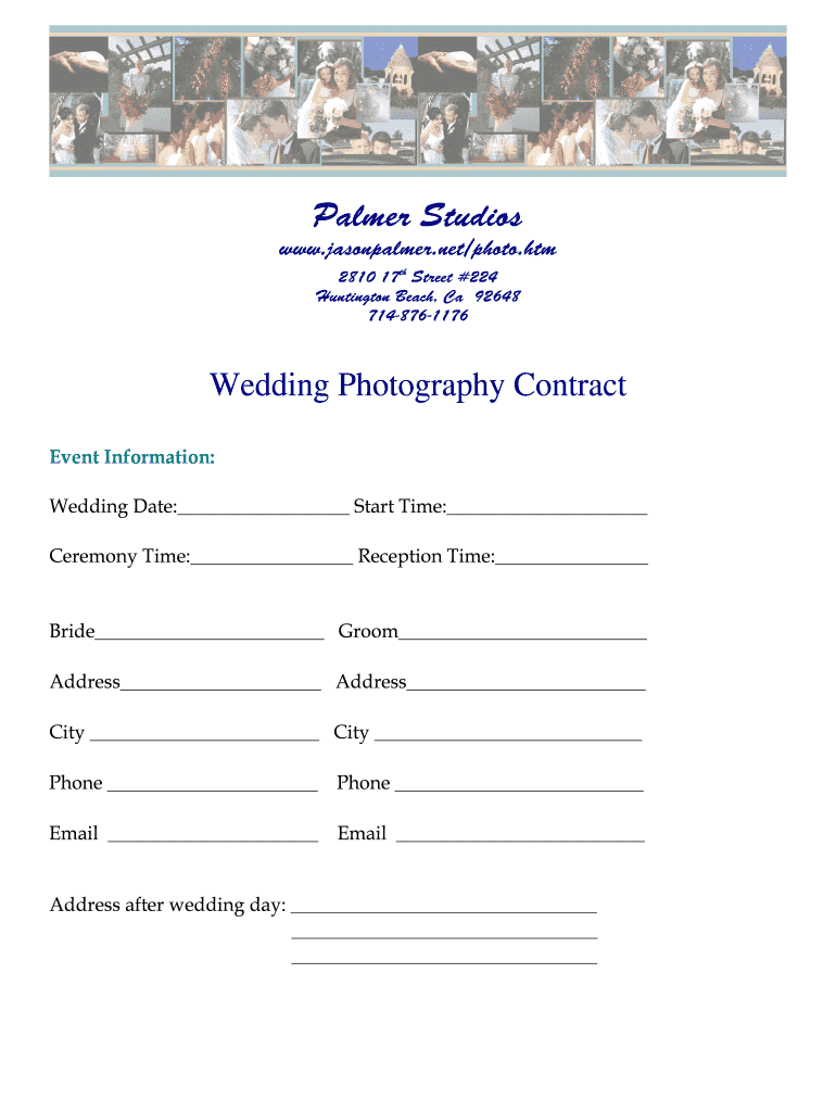 Fillable Online Palmer Studios Fax Email Print - pdfFiller