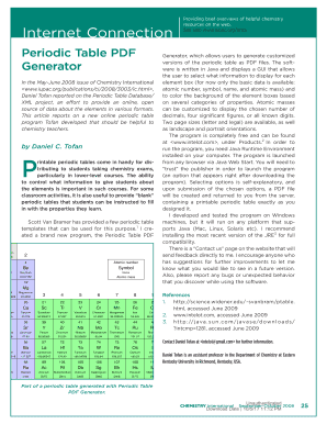 Fillable Online Periodic Table PDF Fax Email Print - pdfFiller