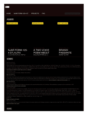 Fillable Online NJAR FORM-1254 07LAURA Fax Email Print - pdfFiller