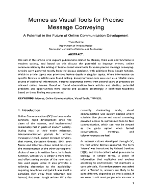 Fillable Online Memes as Visual Tools for Precise Fax Email Print ...