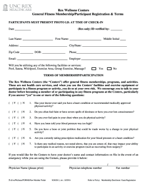 Fillable Online Rex Wellness Centers Fax Email Print - pdfFiller