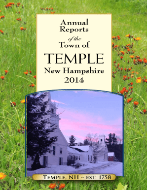 Fillable Online Forms, Documents, & Applications Temple NH Fax Email ...