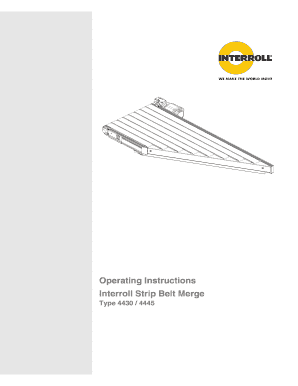 Fillable Online Interroll Strip Belt Merge Fax Email Print - pdfFiller