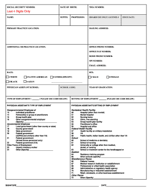 Fillable Online *DEA NUMBER: Fax Email Print - pdfFiller