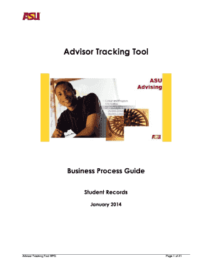 Fillable Online Advisor Tracking Tool Fax Email Print - pdfFiller