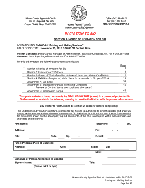 Nueces Cad - Fill Online, Printable, Fillable, Blank | pdfFiller